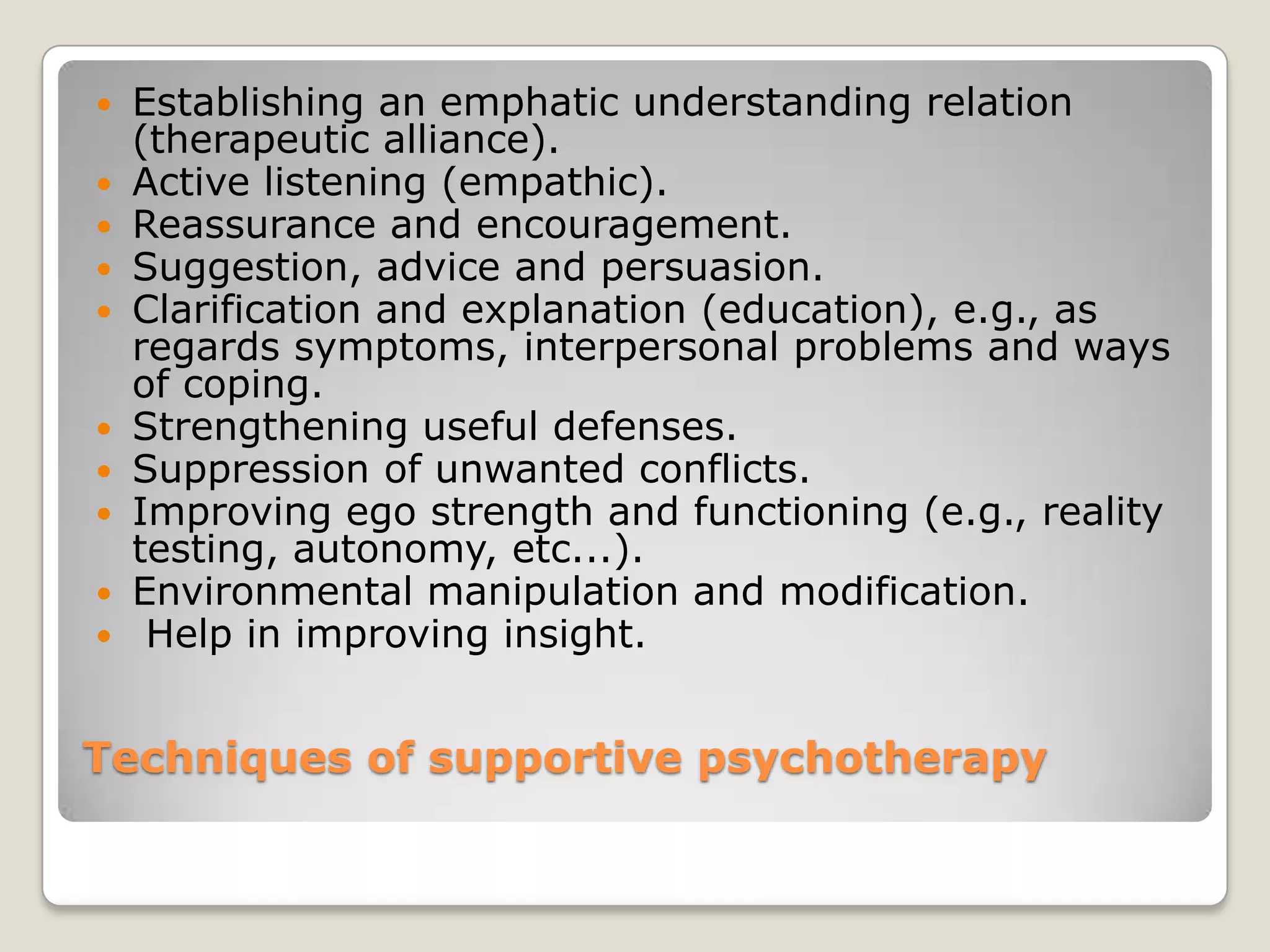 Psychotherapy | PPTX