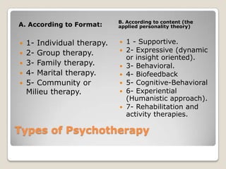 Psychotherapy | PPTX