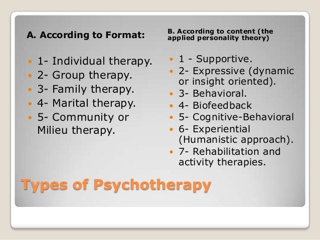 Psychotherapy