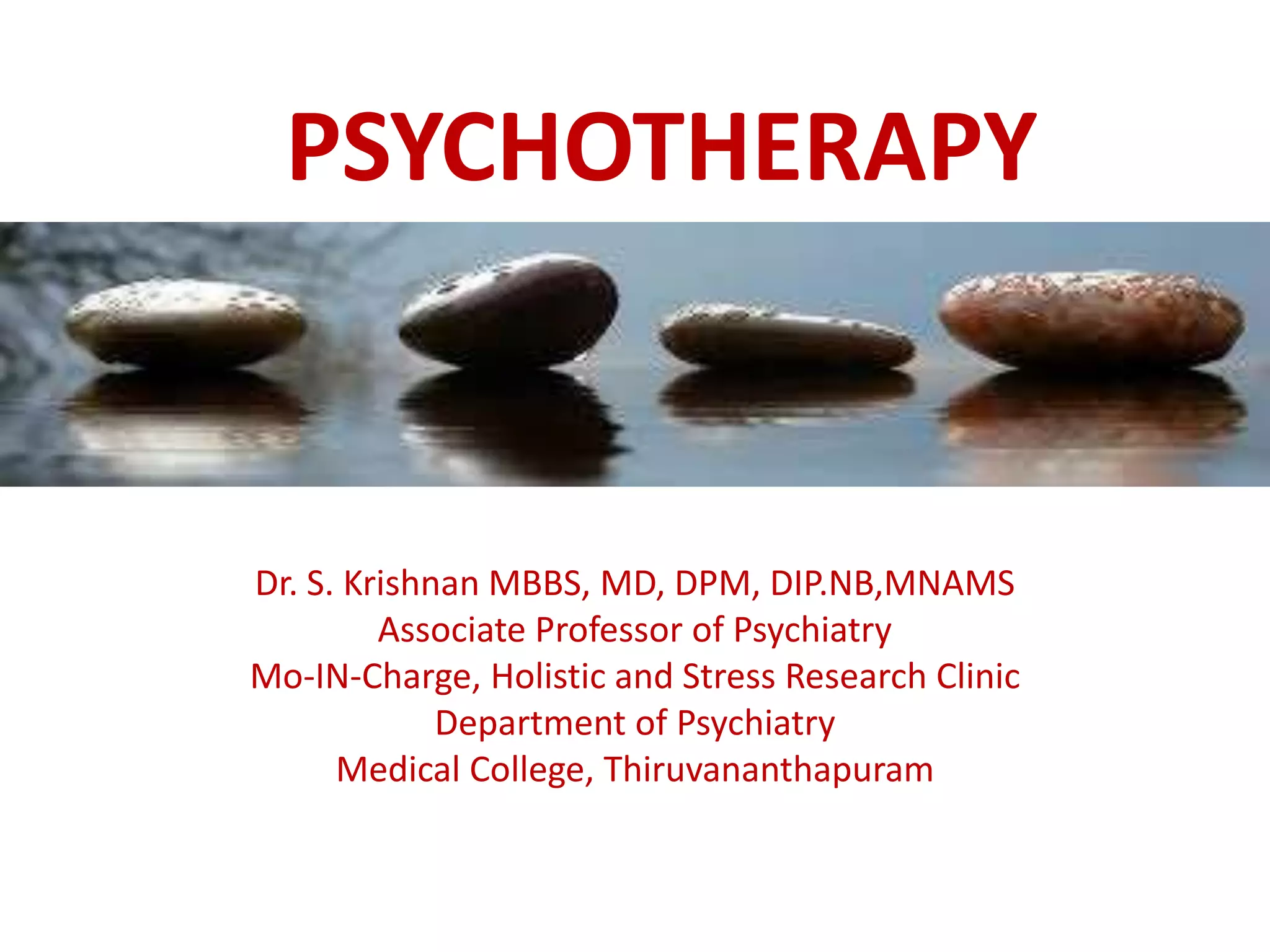 Psychotherapy | PPTX