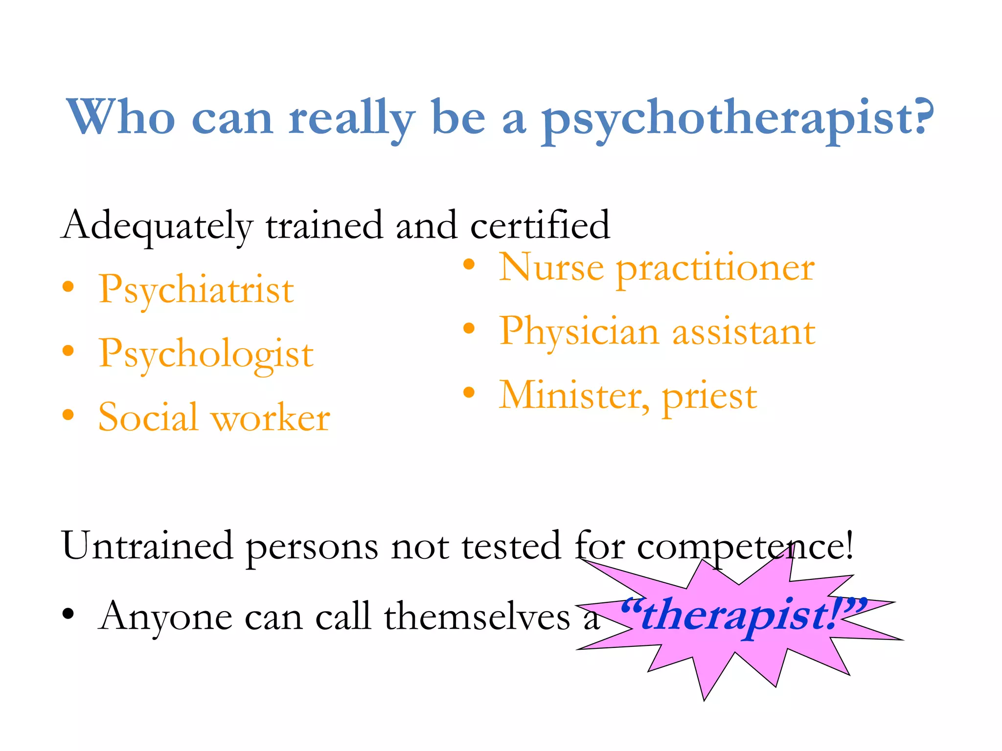 Psychotherapy | PPTX