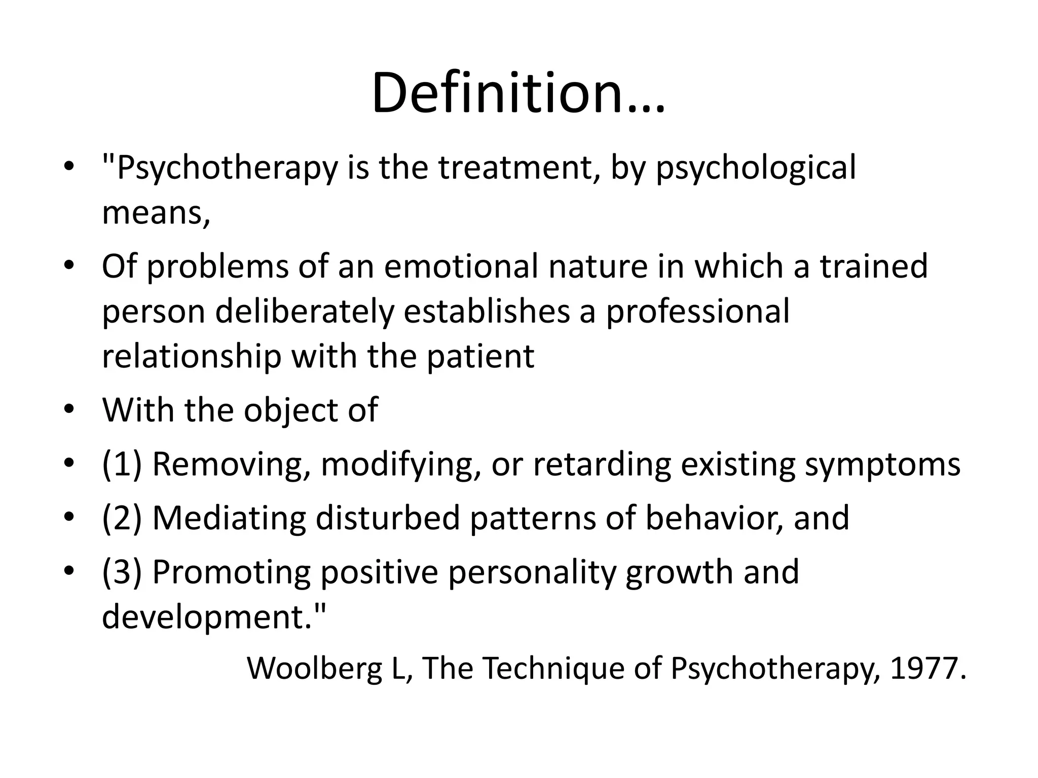 Psychotherapy | PPTX
