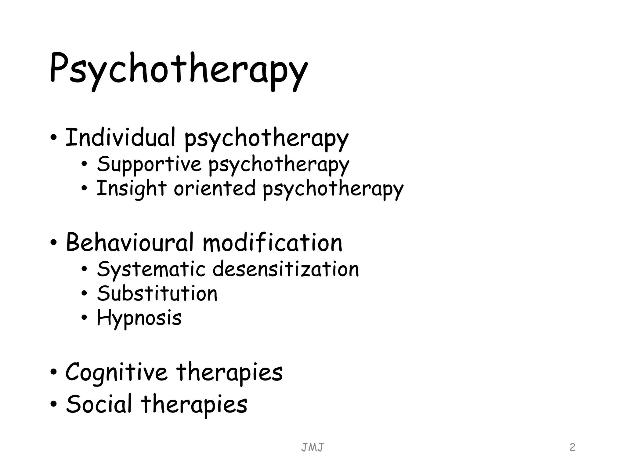 Psychotherapy | PPTX