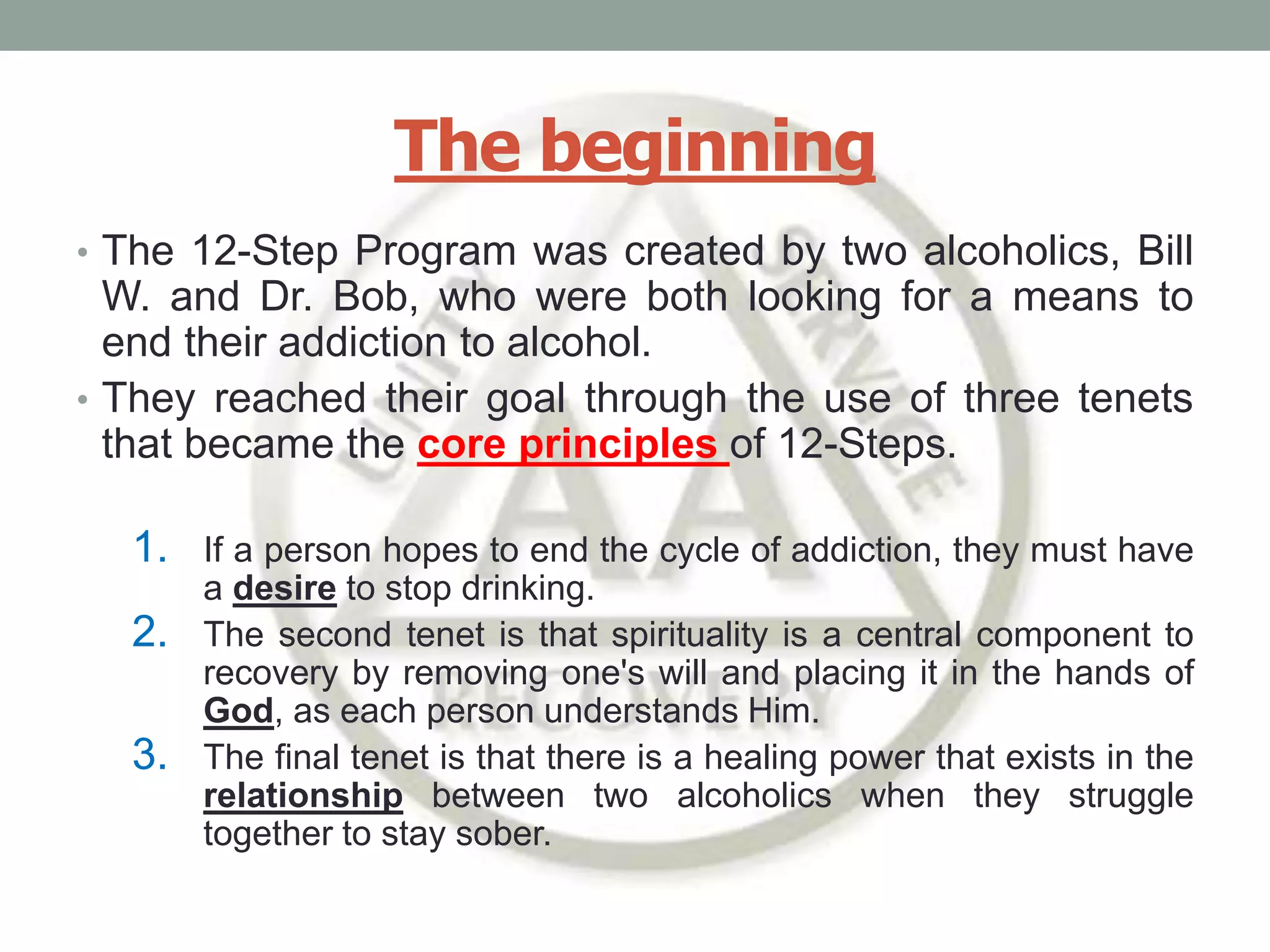 integrating psychotherapy and 12 steps | PPTX