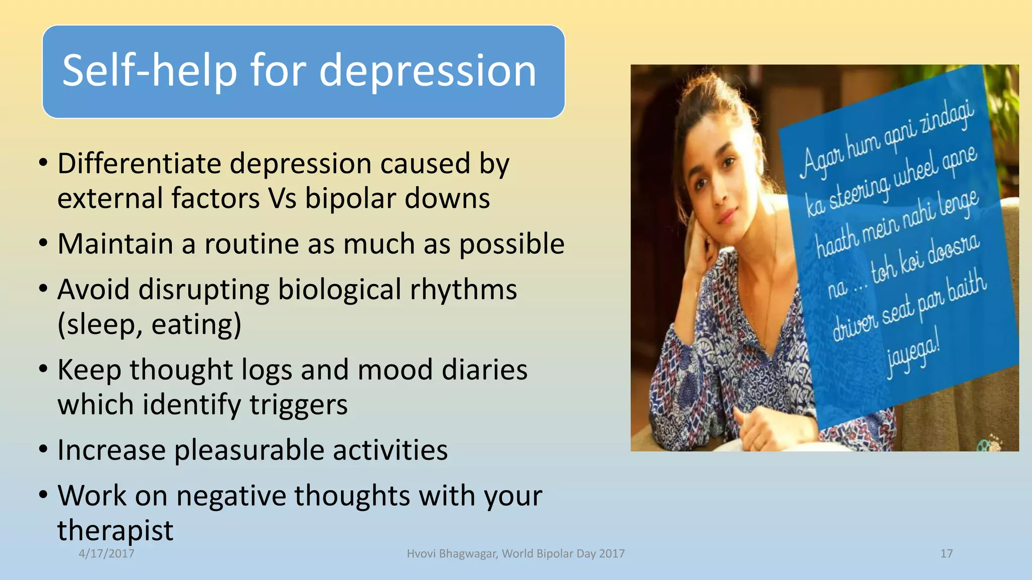 Psychotherapy for Bipolar Disorder | PPTX