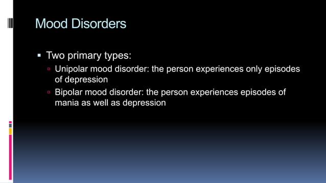 Psychotherapy for mood disorders | PPT