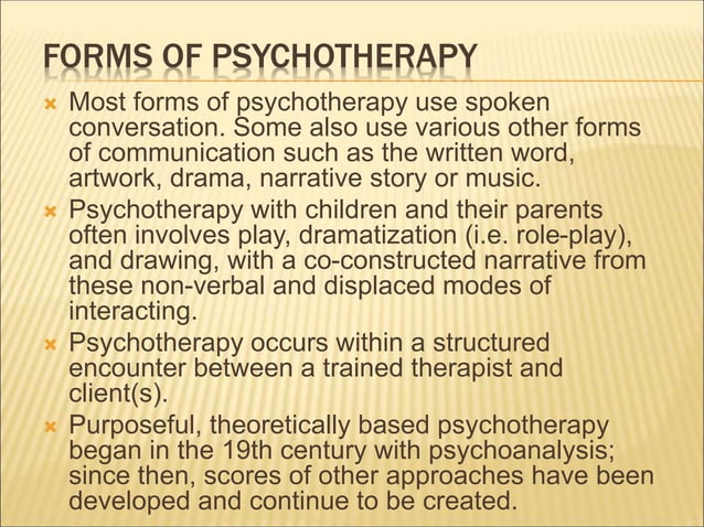 Psychotherapy Overview.ppt
