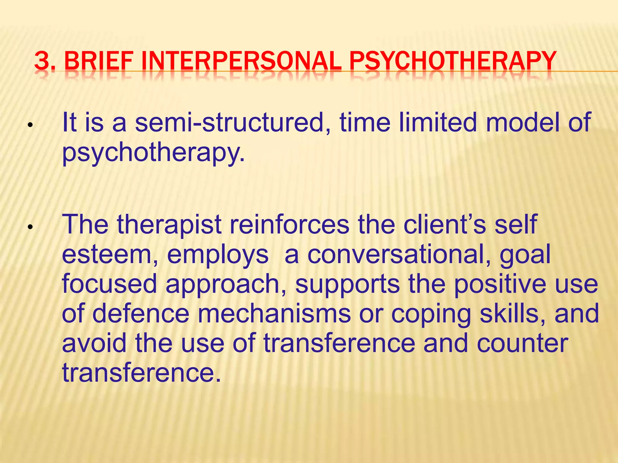 Psychotherapy ppt. | PPTX