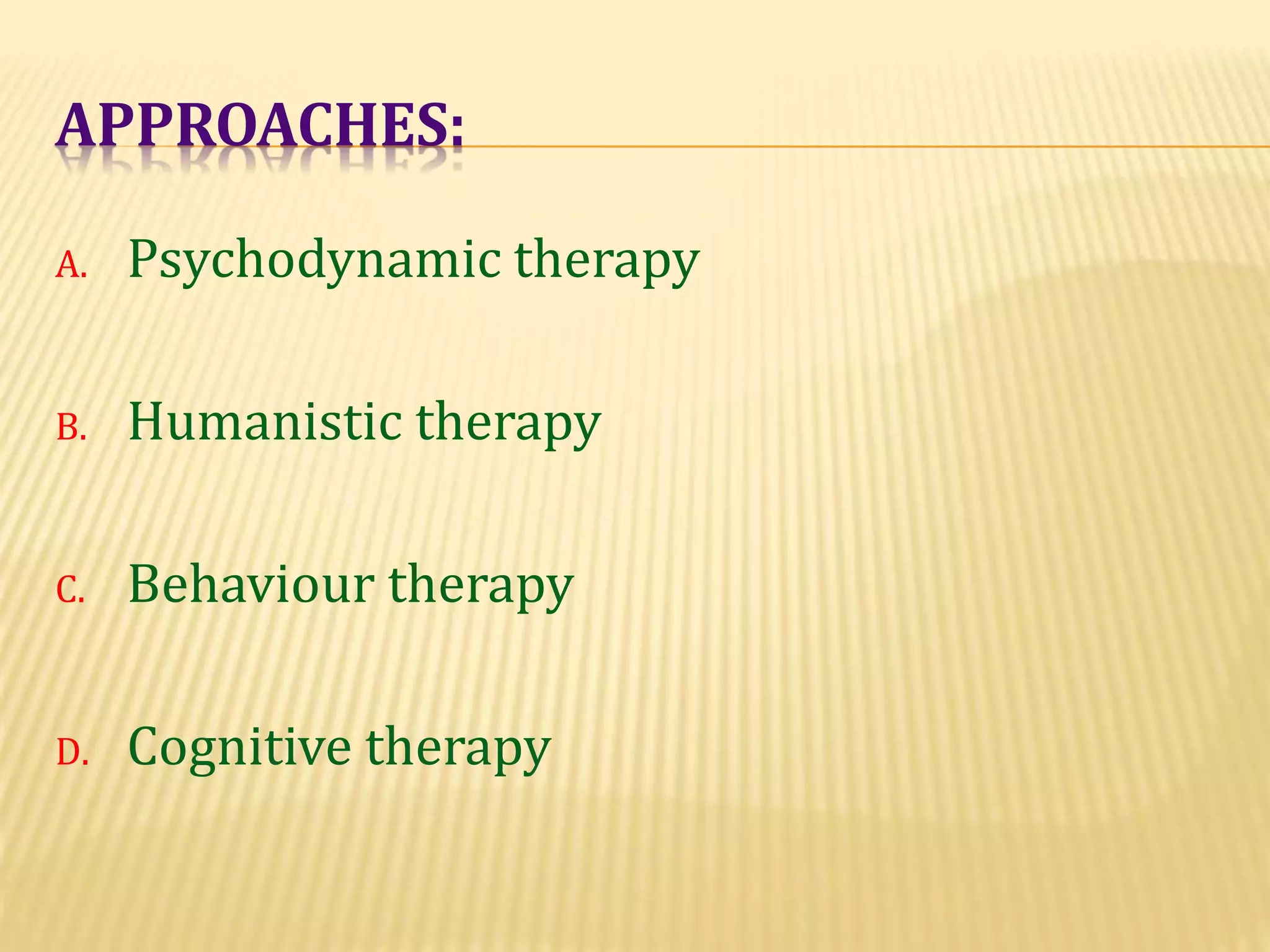 Psychotherapy ppt. | PPTX