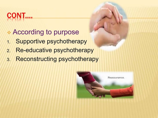 Psychotherapy ppt. | PPTX