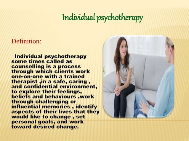 Psychotherapy ppt. | PPTX