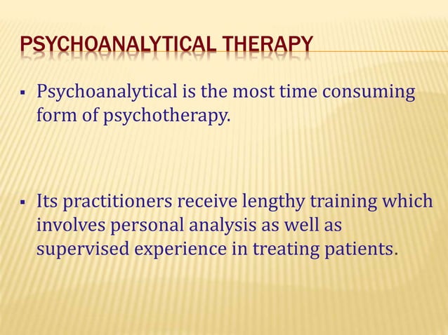 Psychotherapy ppt. | PPTX