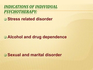 Psychotherapy ppt. | PPTX