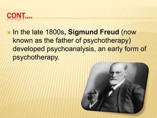 Psychotherapy ppt. | PPTX