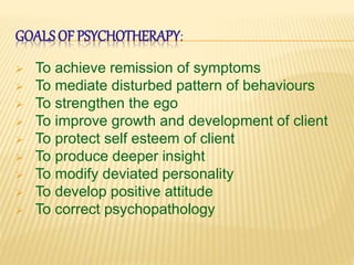 Psychotherapy ppt. | PPTX