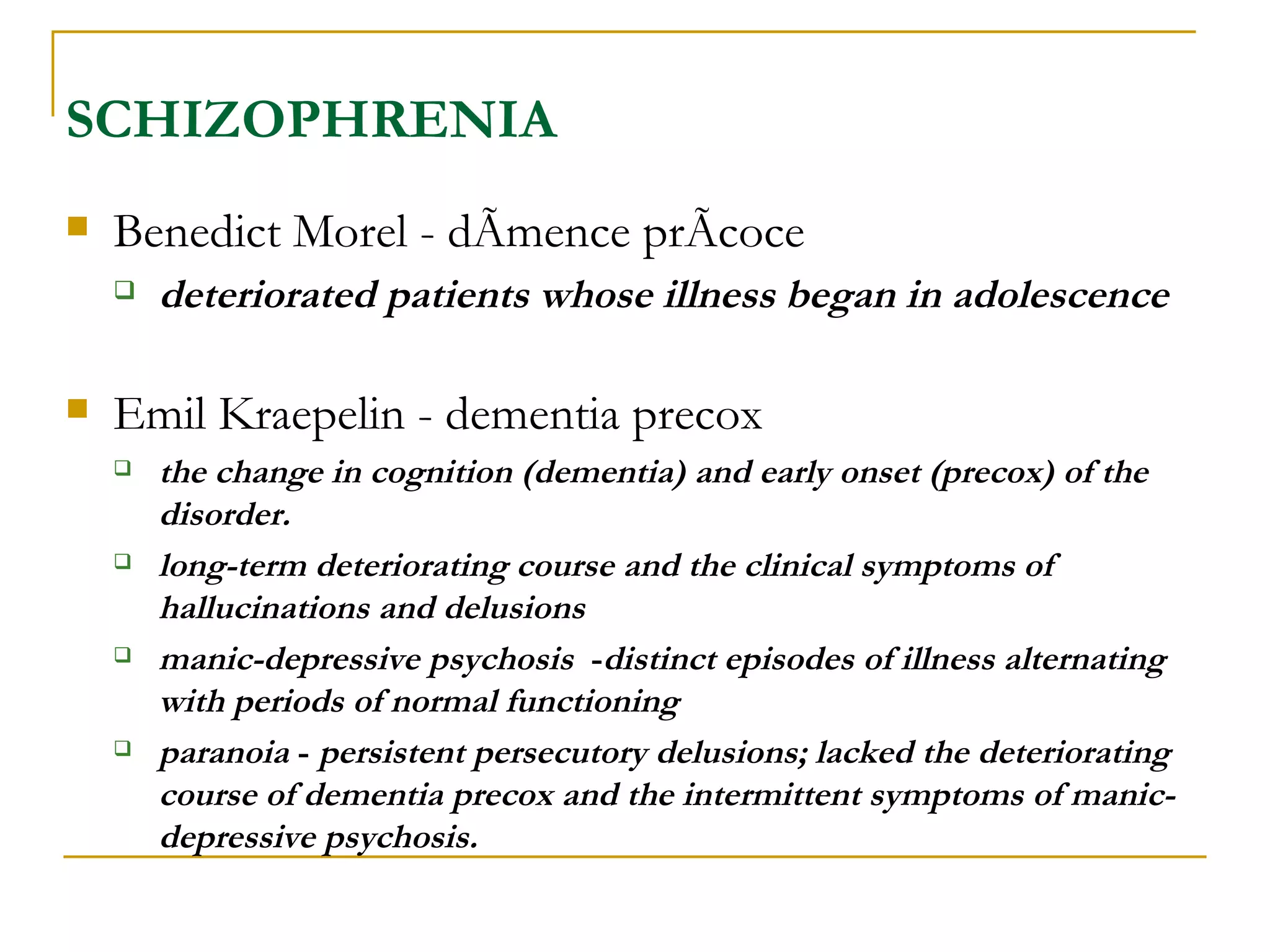 Psychotic Disorders | PPT