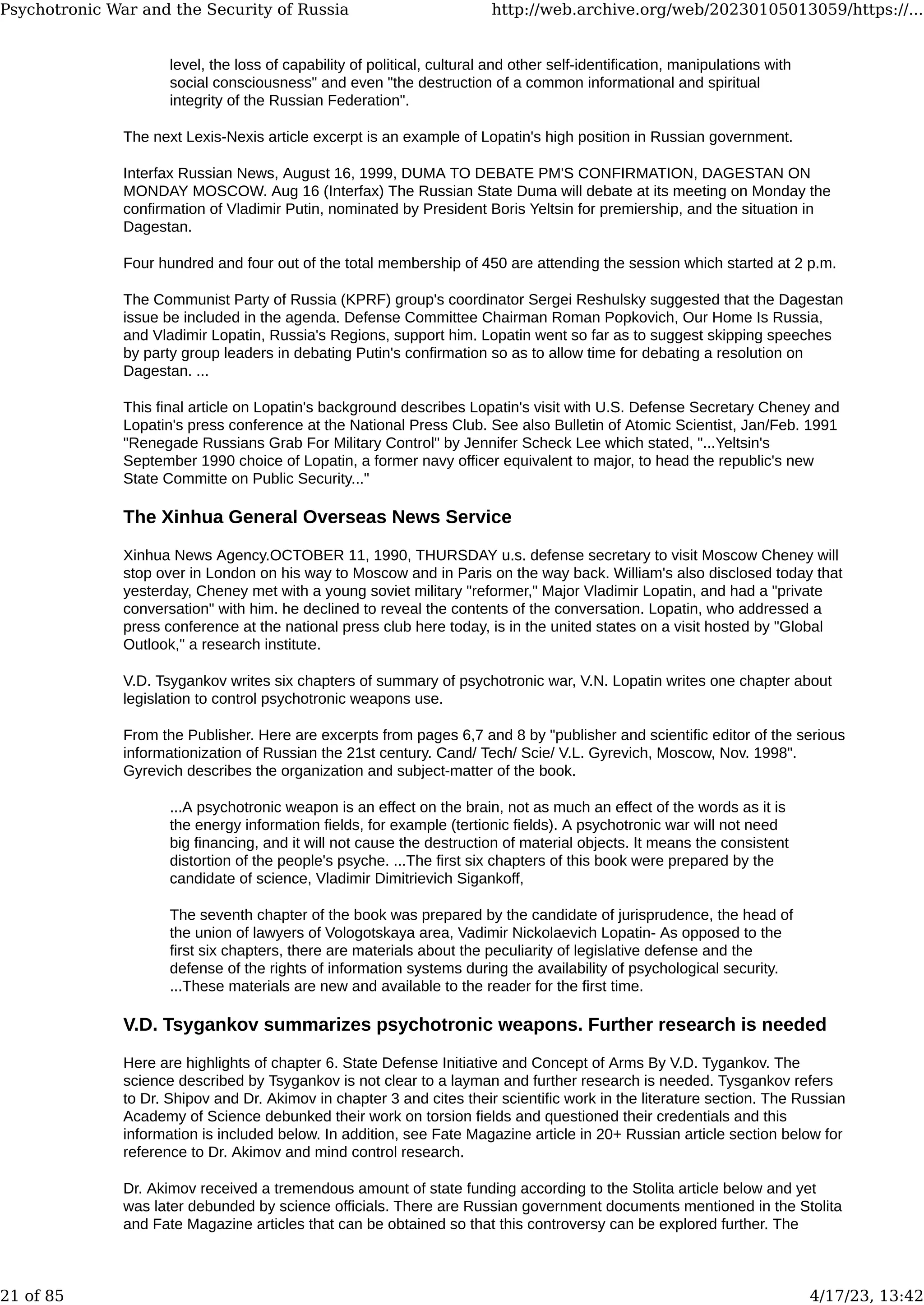 Psychotronic War and the Security of Russia.pdf