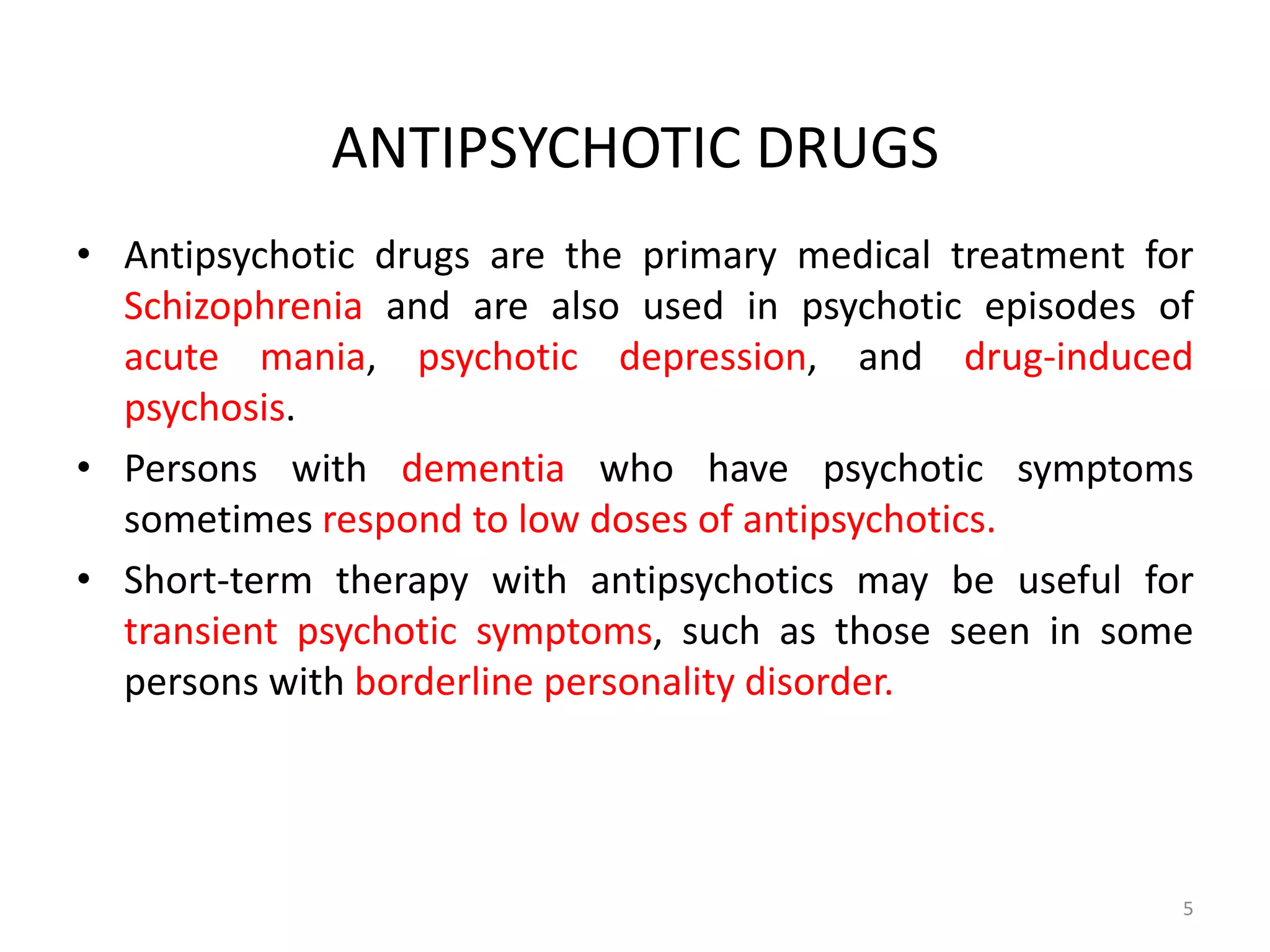 Psychotropic drugs | PPTX