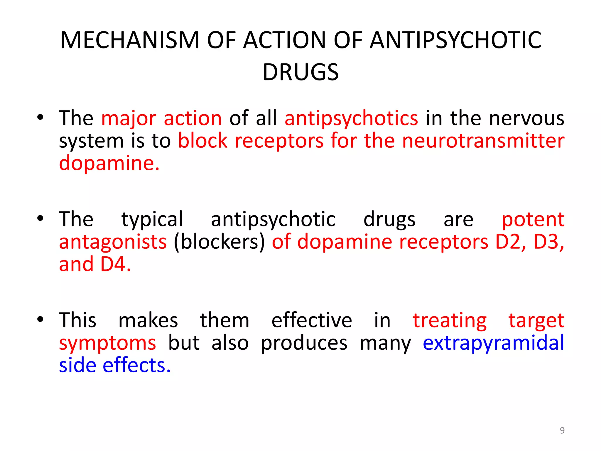 Psychotropic drugs | PPTX
