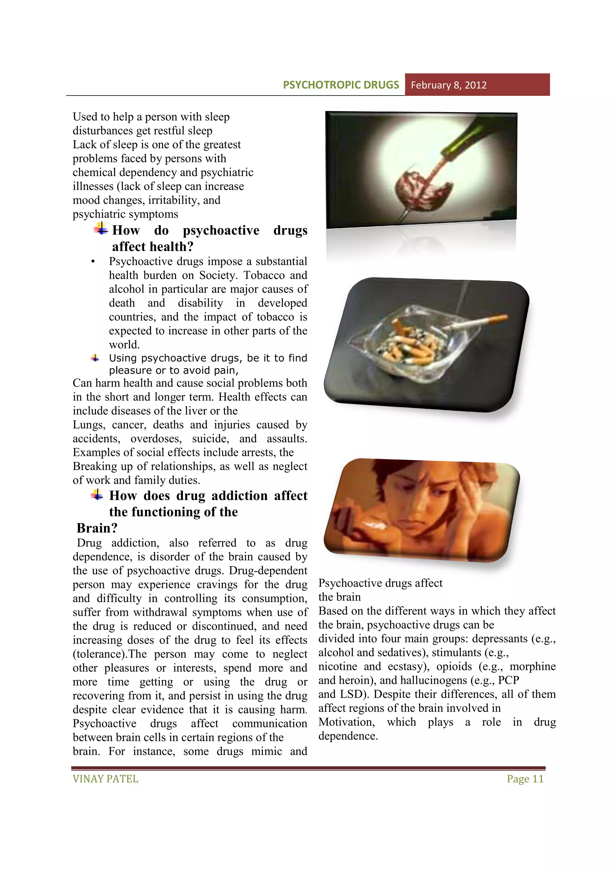 Psychotropic drugs review | PDF