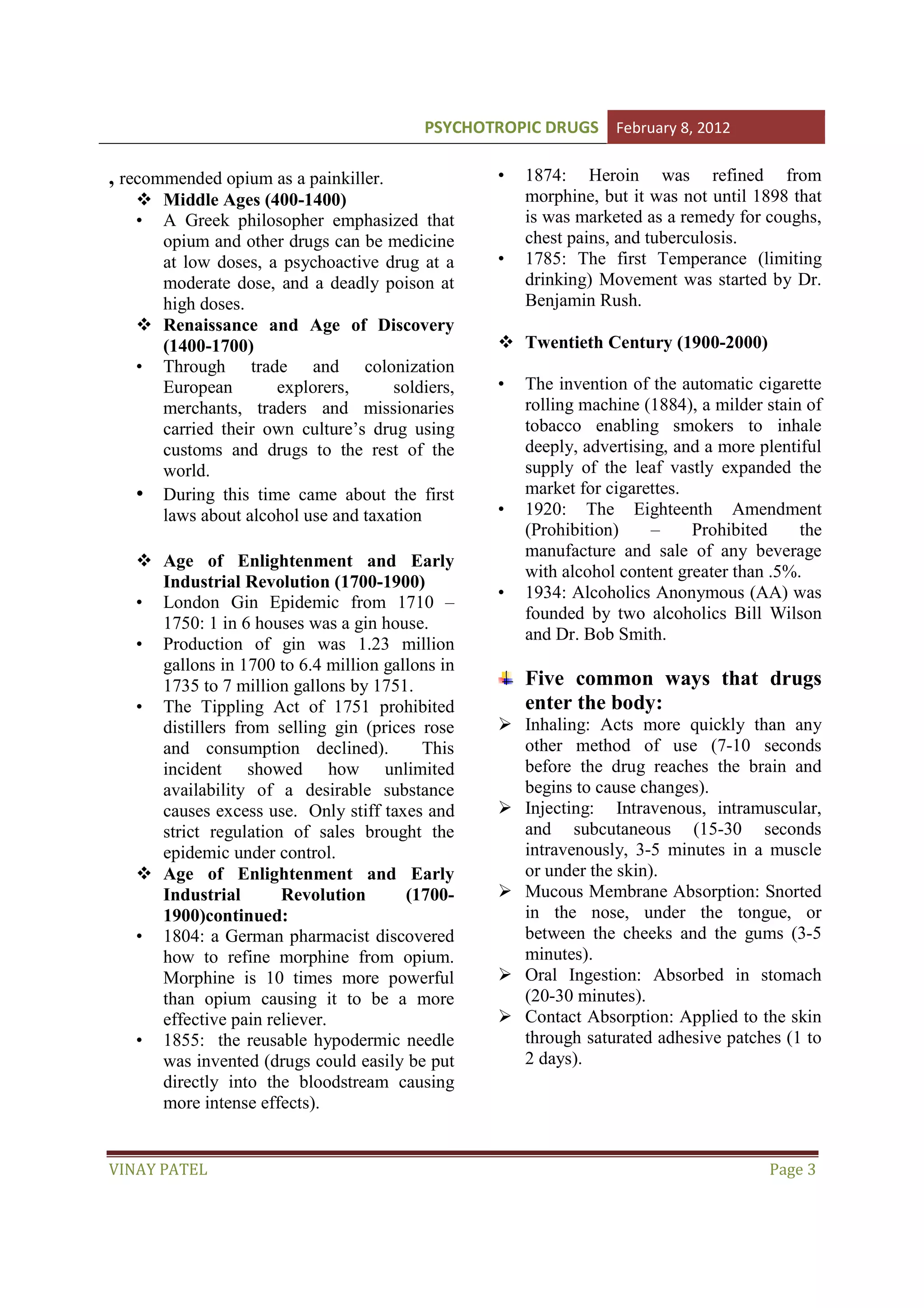 Psychotropic drugs review | PDF