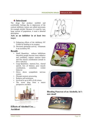 Psychotropic drugs review | PDF