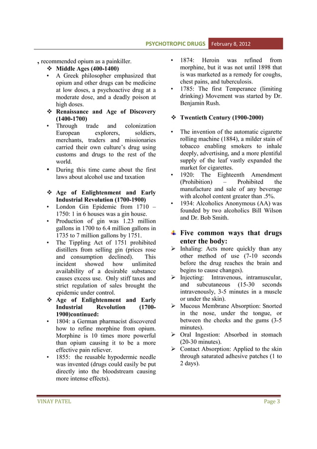 Psychotropic drugs review | PDF