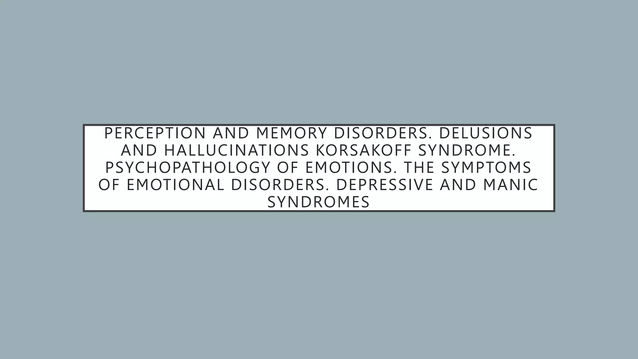 psychology.pptx | Brain and Nervous System Disorders | Diseases and ...
