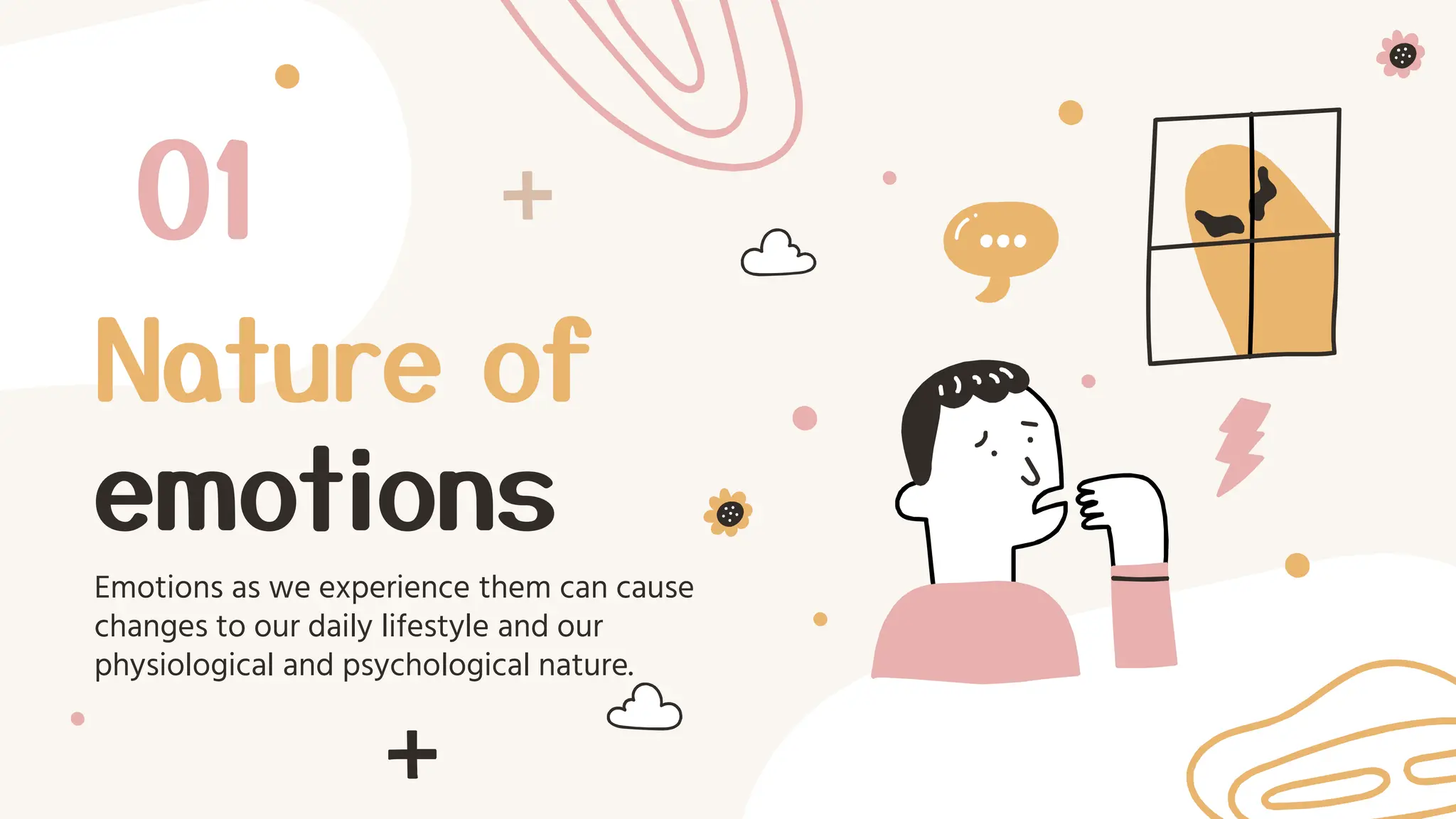 PSYCHOLOGY EMOTIONS AND FEELINGS POWERPOINT PRESENTATION | PPTX