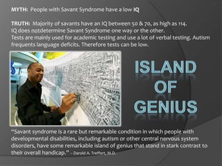 Autistic Savants | PPTX