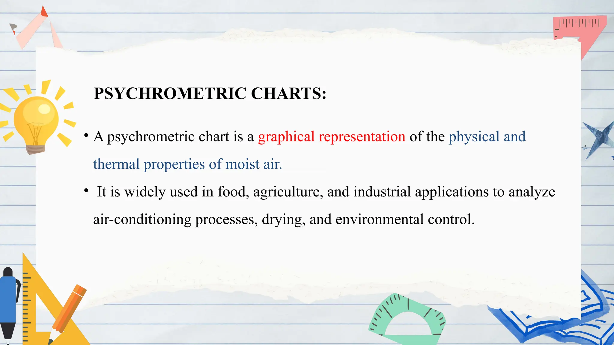 Psychrometric charts Food Engineering.pptx
