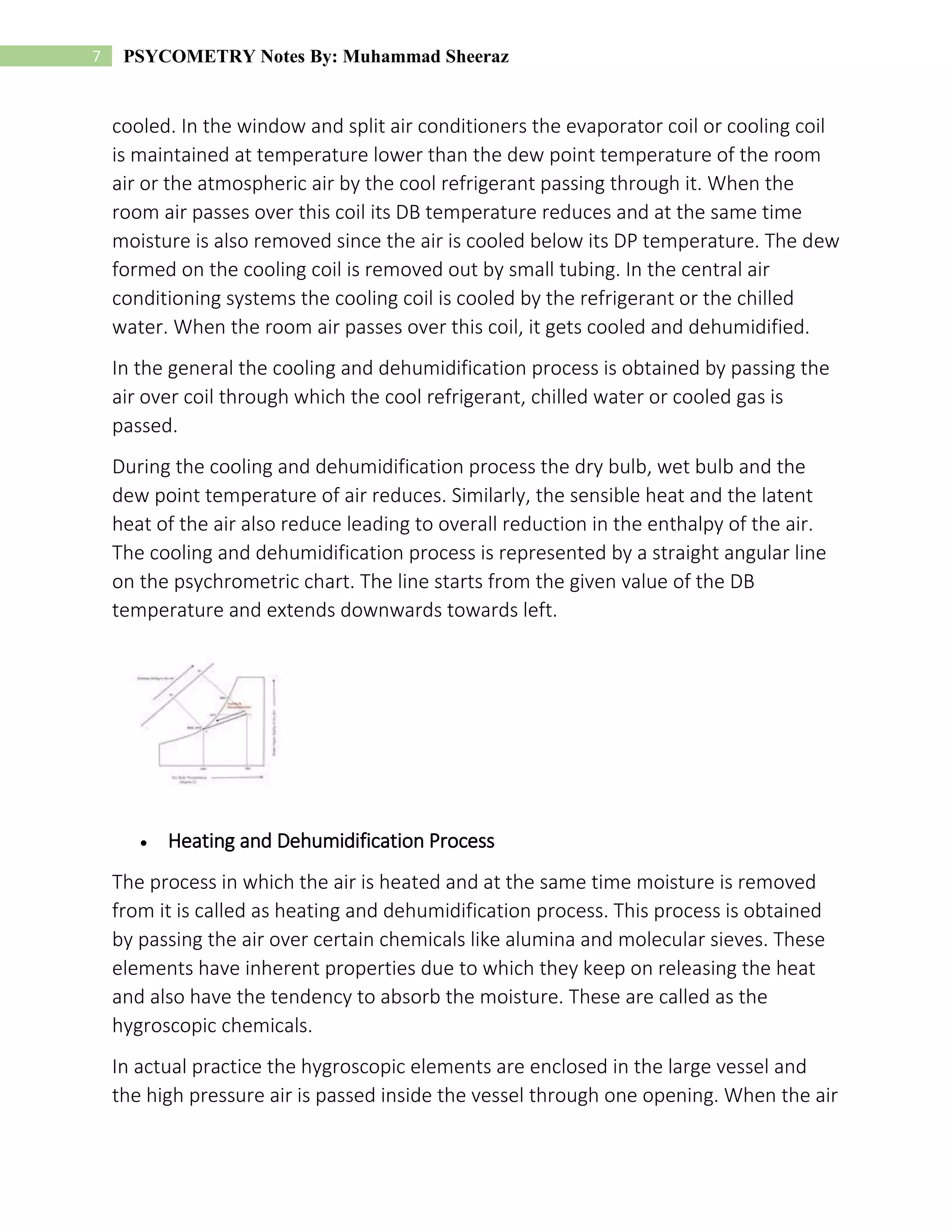 Psychrometric processes | PDF