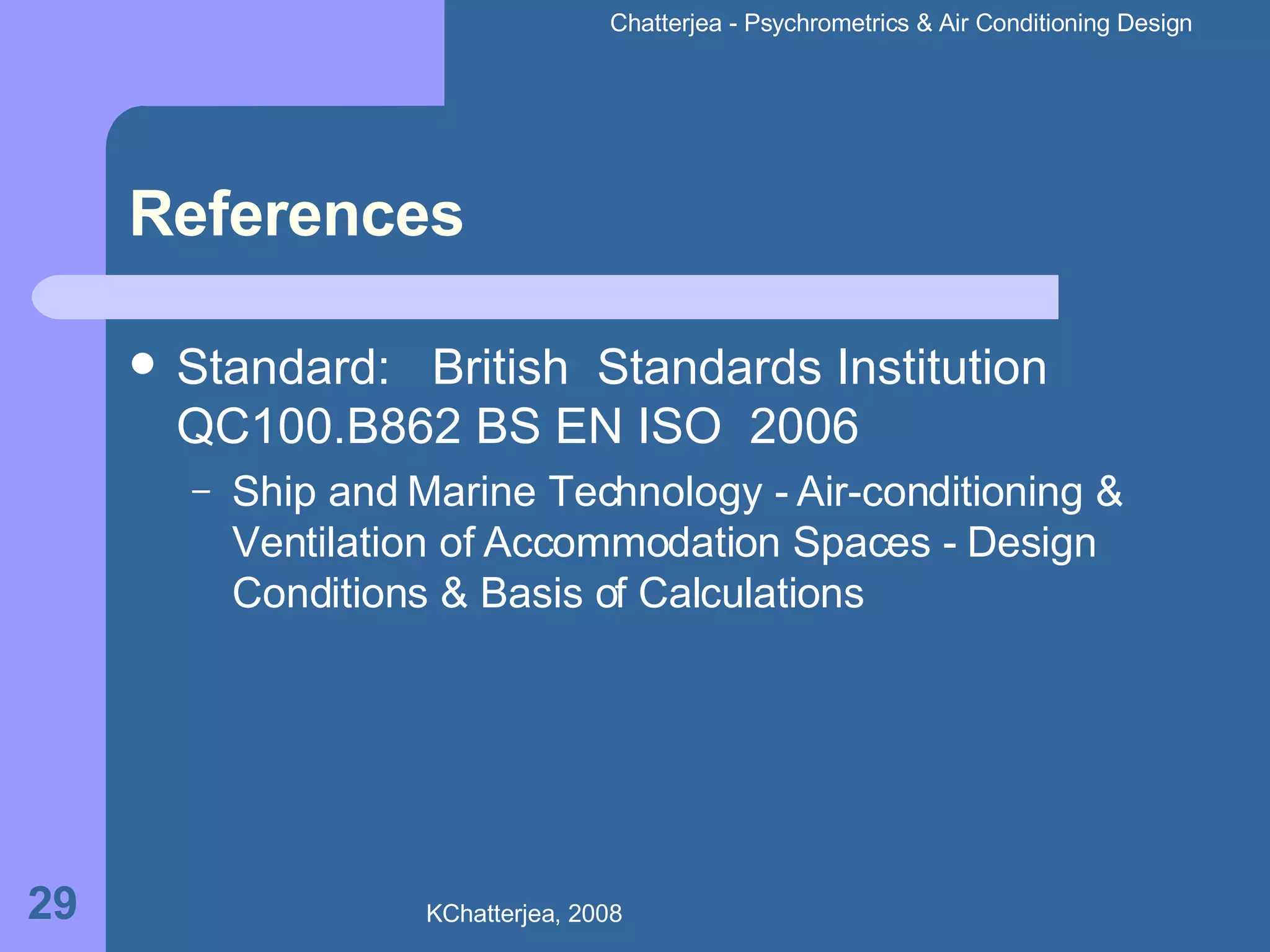 Psychrometrics | PPT