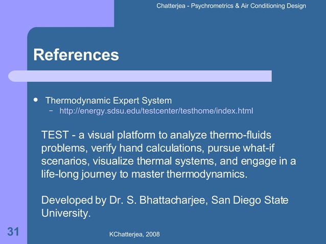 Psychrometrics | PPT