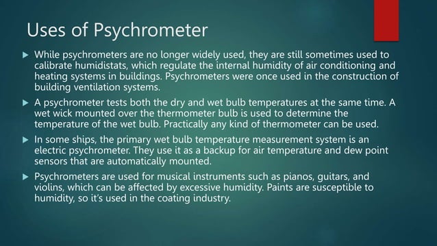 PSYCHROMETRY AND AIR PROPERTIES - DOMRAC | PPT