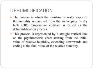 Psychrometric chart and process | PDF