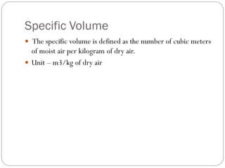 Psychrometric chart and process | PDF