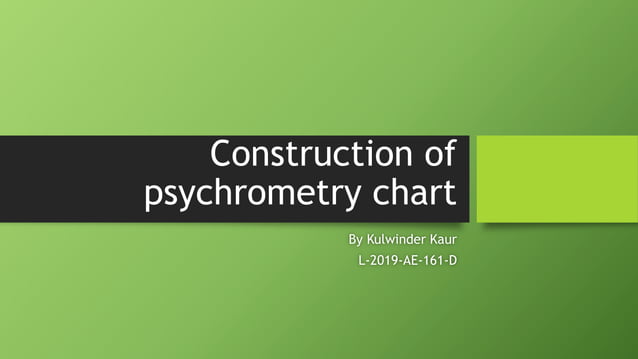 construction of Psychromtery | PPT
