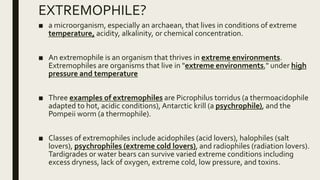 Psychrophiles and psychrotrophs | PPTX