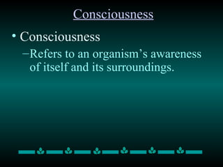 Psychology Chapter 5, States of Consciousness | PPT