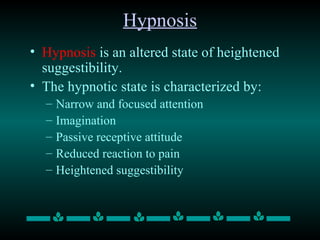 Psychology Chapter 5, States of Consciousness | PPT