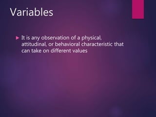 Psychological Statistics Chapter 1 | PPTX