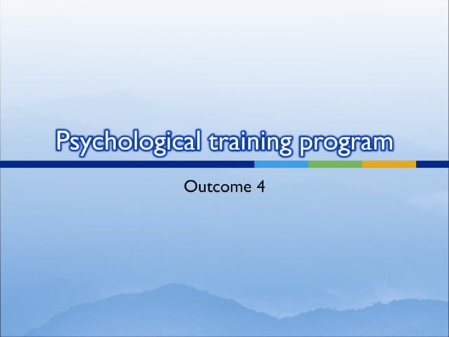 training program session1 | PPT | Physical Therapy | Wellness