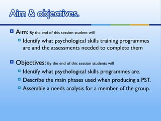 training program session1 | PPT