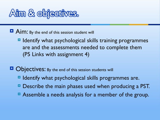 training program session1 | PPT