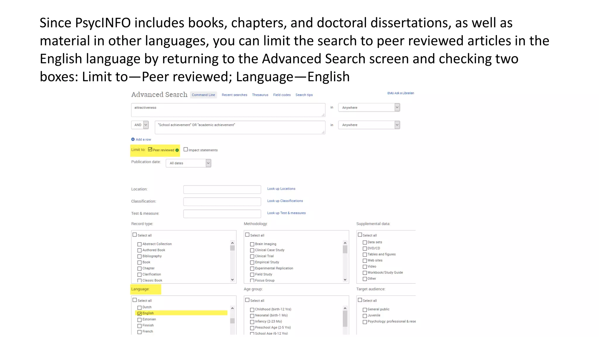 Psycinfo redo example_search_2017_2 | PPTX