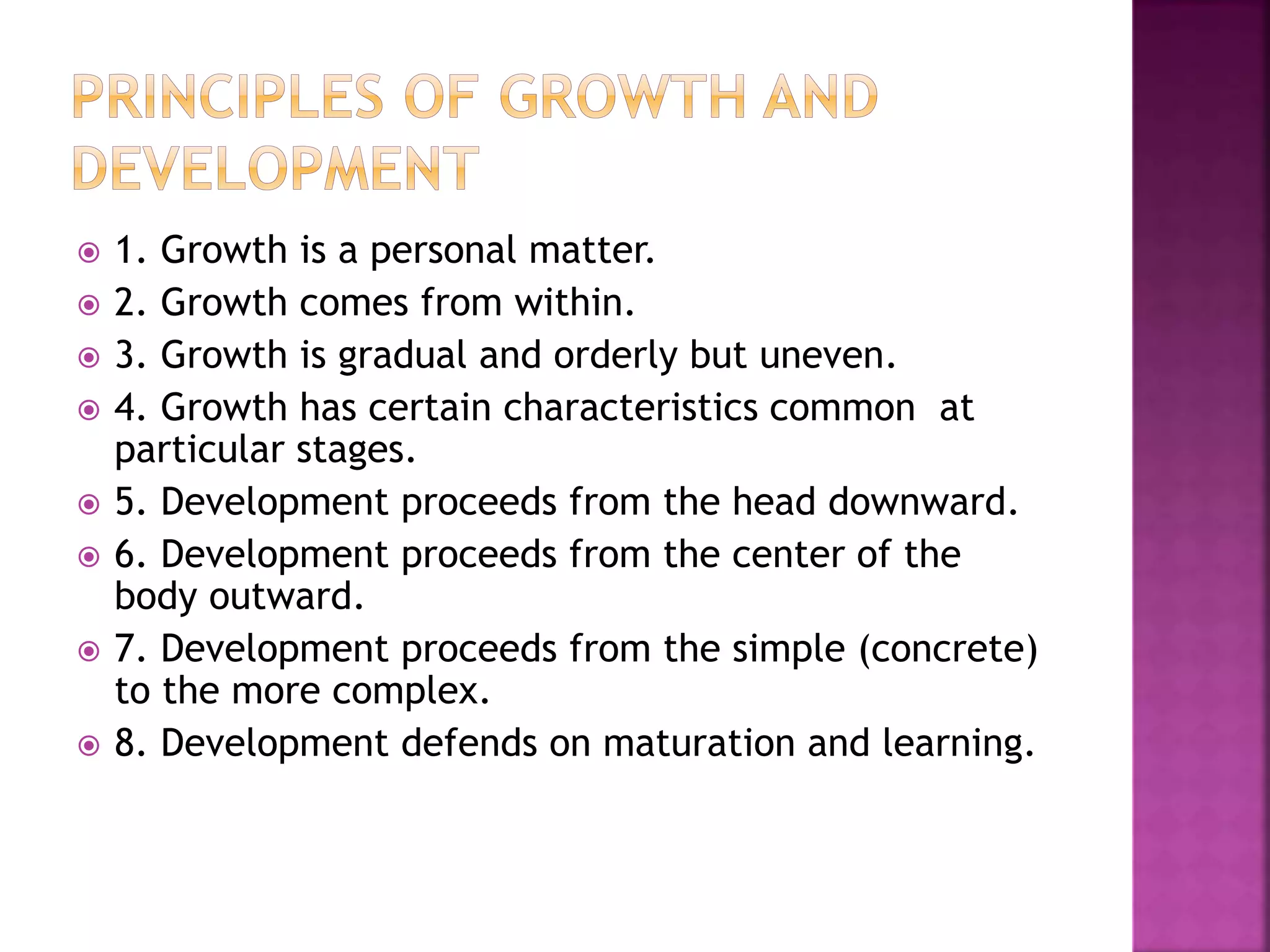 GROWTH & DEVELOPMENT | PPTX
