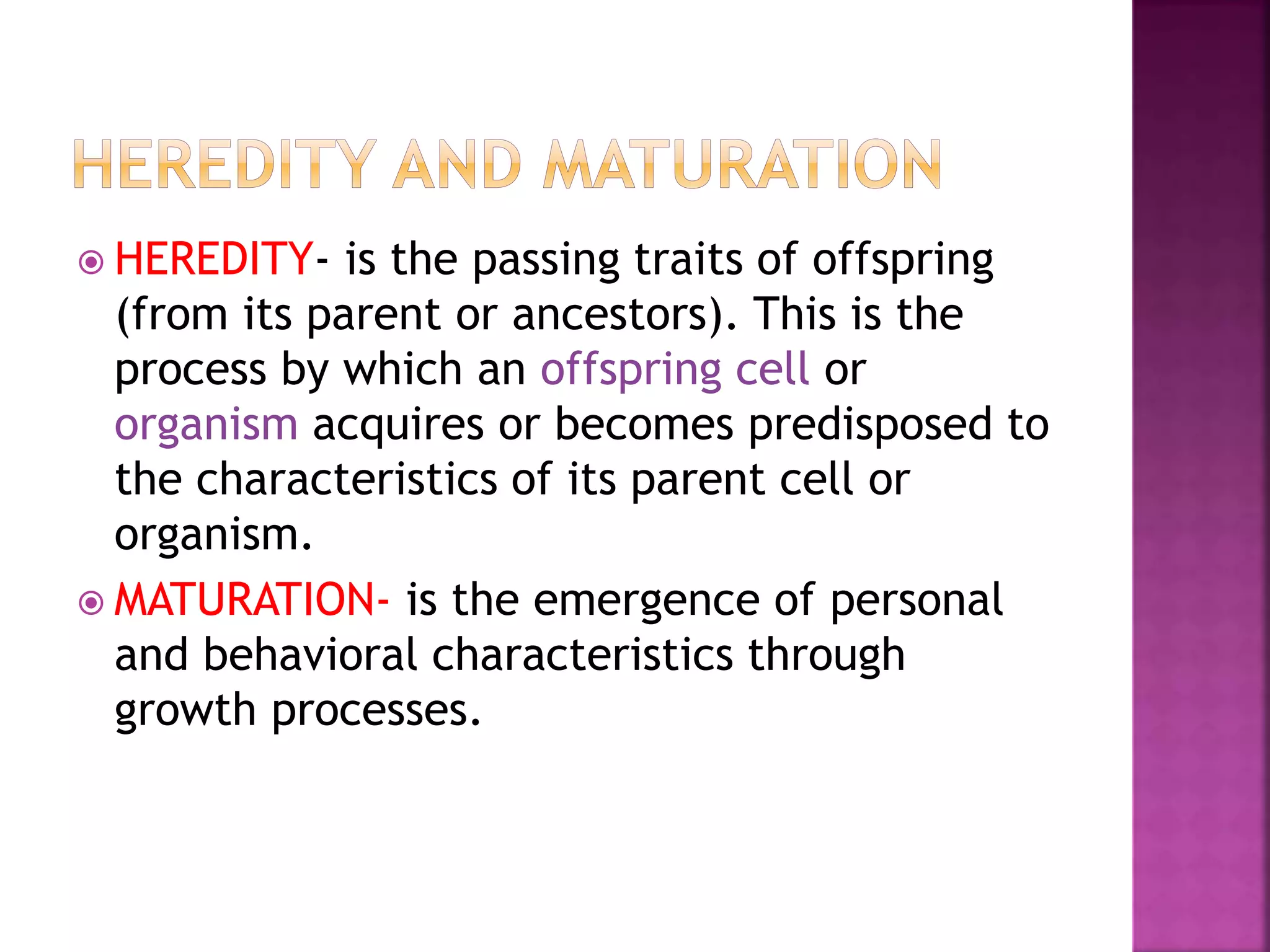 GROWTH & DEVELOPMENT | PPTX | Genetics | Science