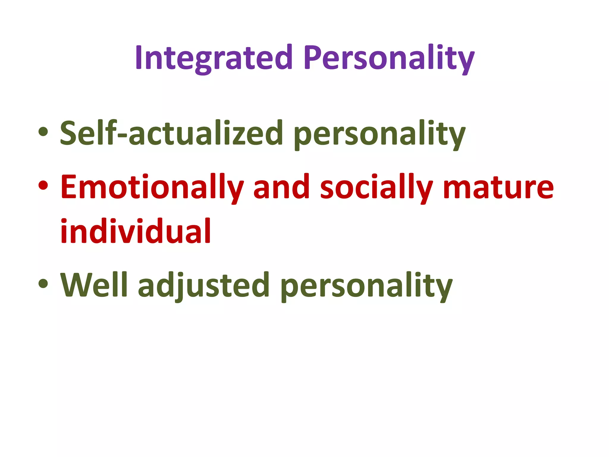 Personality | PPTX