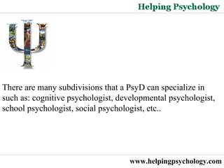 PsyD Education | PPT